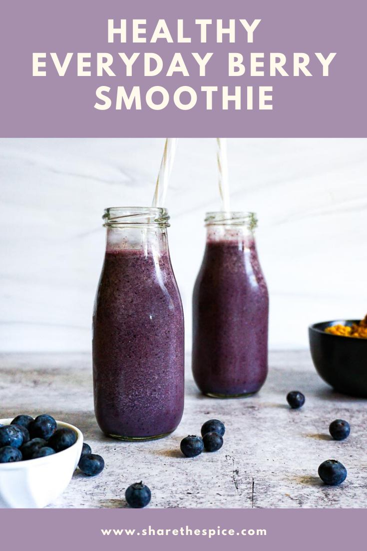 Healthy Everyday Berry Smoothie Share the Spice