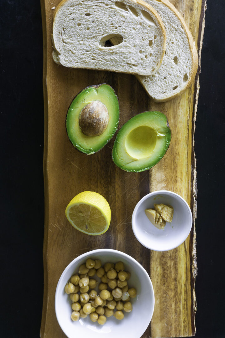 Miso Avocado Toast With Chickpeas Share the Spice
