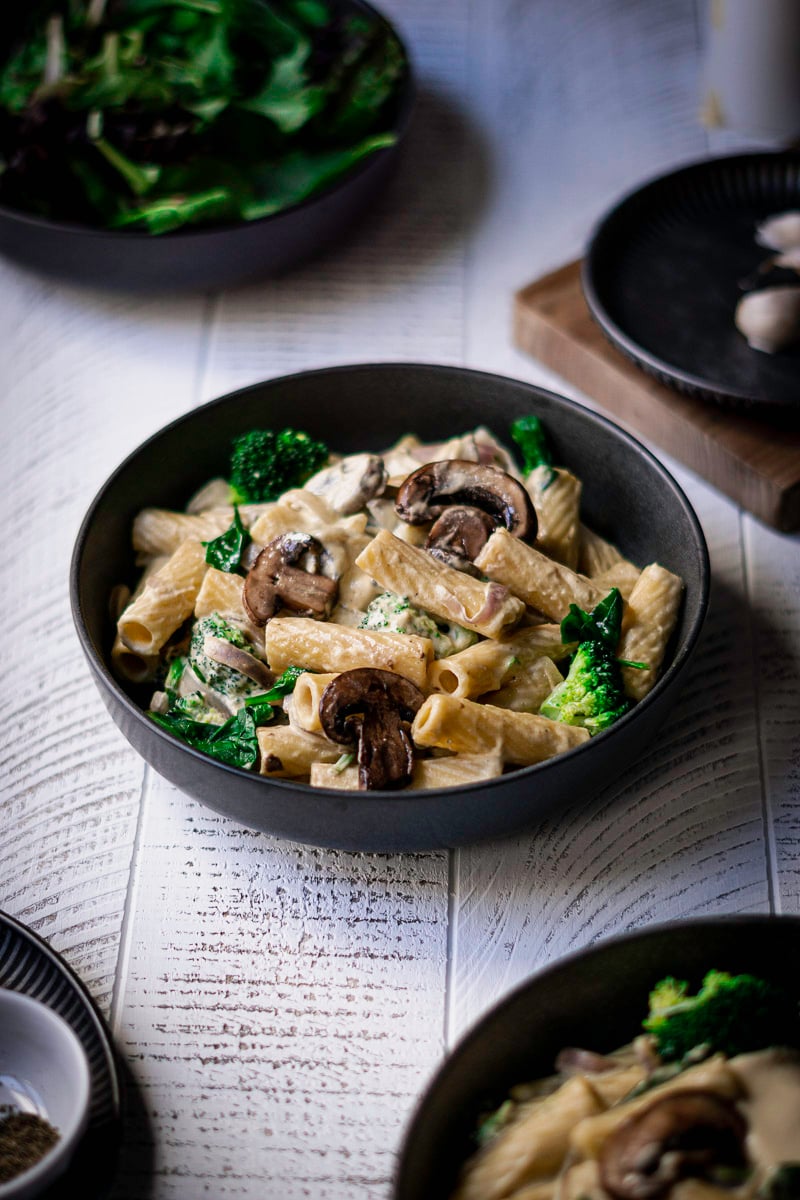 Creamy Vegan Alfredo Pasta Share the Spice