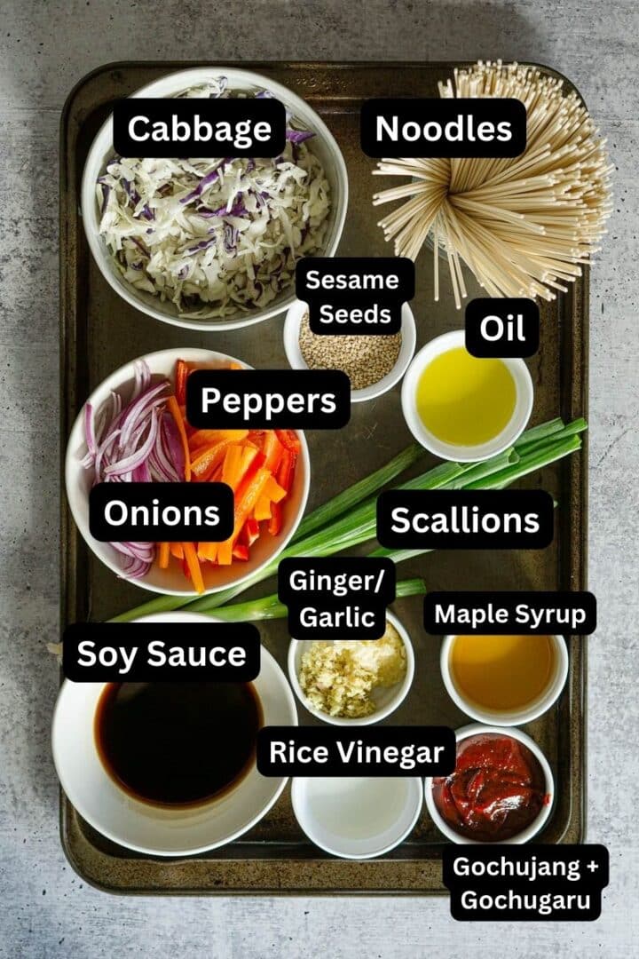 Spicy Gochujang Noodles - Share the Spice