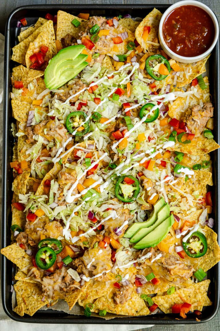 Loaded Veggie Nachos - Share the Spice Loaded Veggie Nachos - Share the Spice