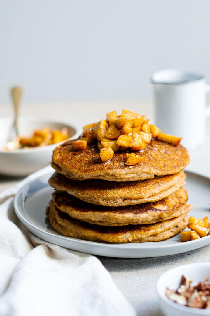 Apple Cinnamon Pancakes - Share the Spice